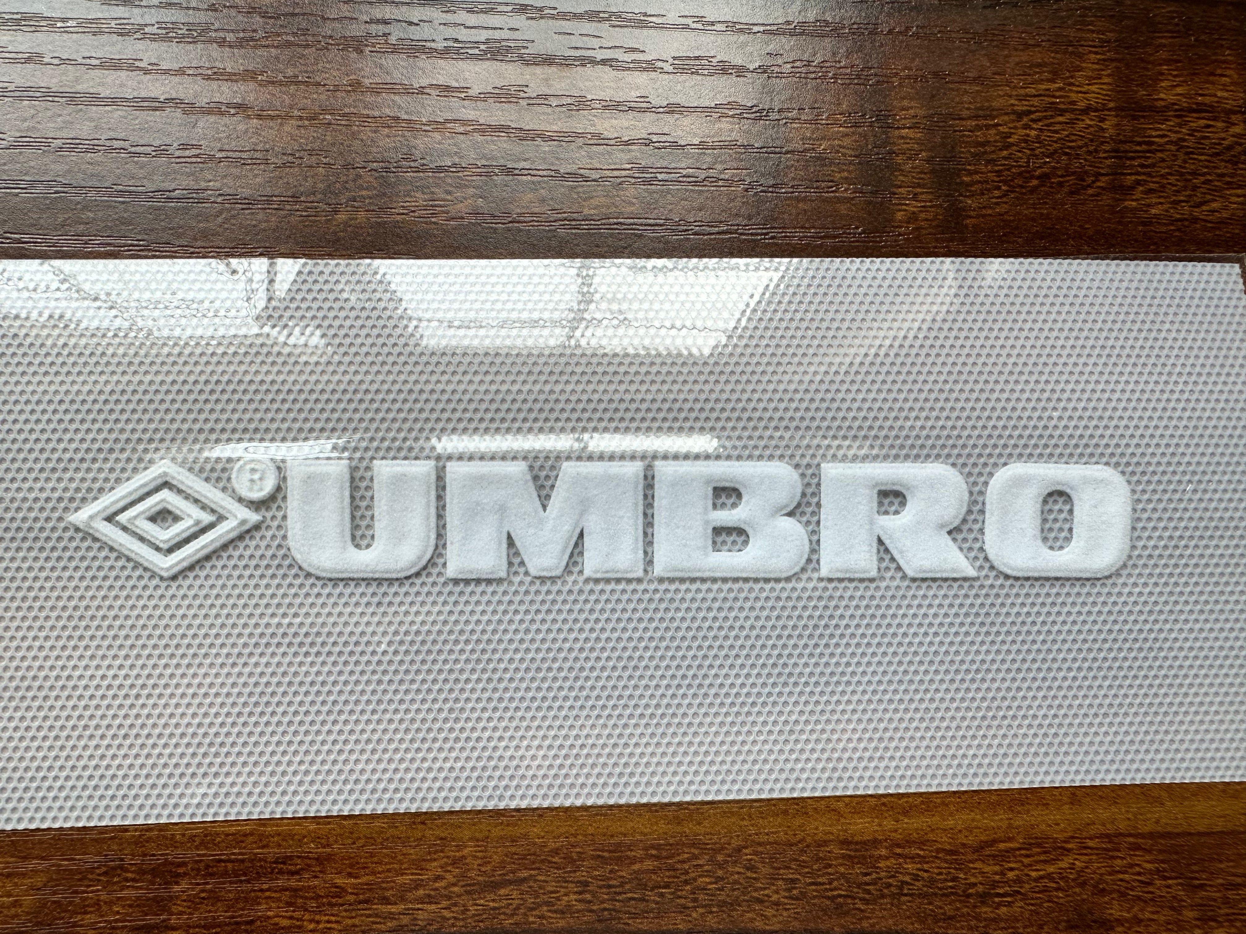 UMBRO replacement 3D Flock Patch for Manchester United 1998 Home Footb ...