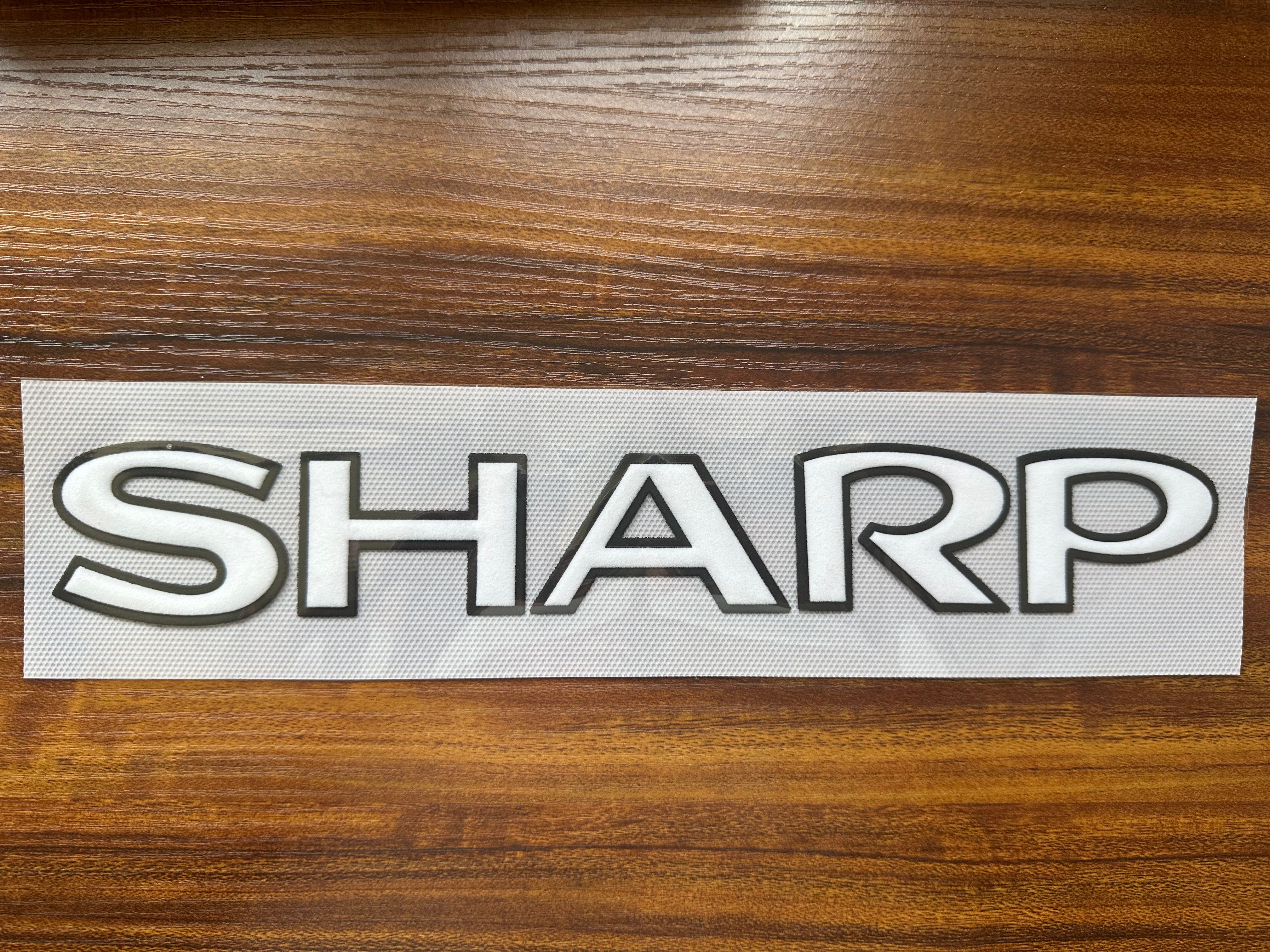 Sharp 3D Flock Sponsor Patch for Manchester United 1998-2000 Home Foot ...