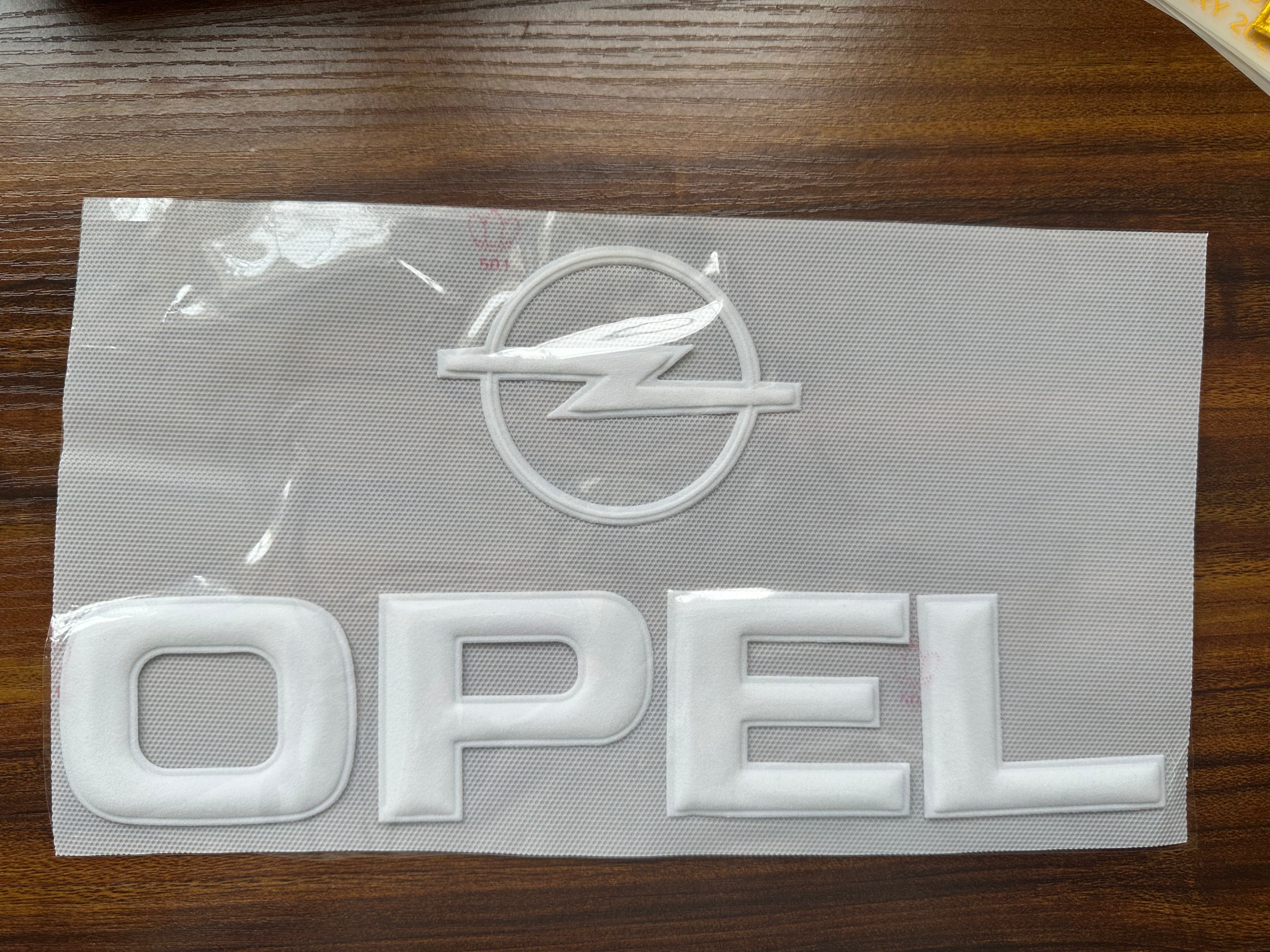 OPEL 3D Flock Sponsor Replacement Patch for AC Milan Shirt 1994-2002 ...
