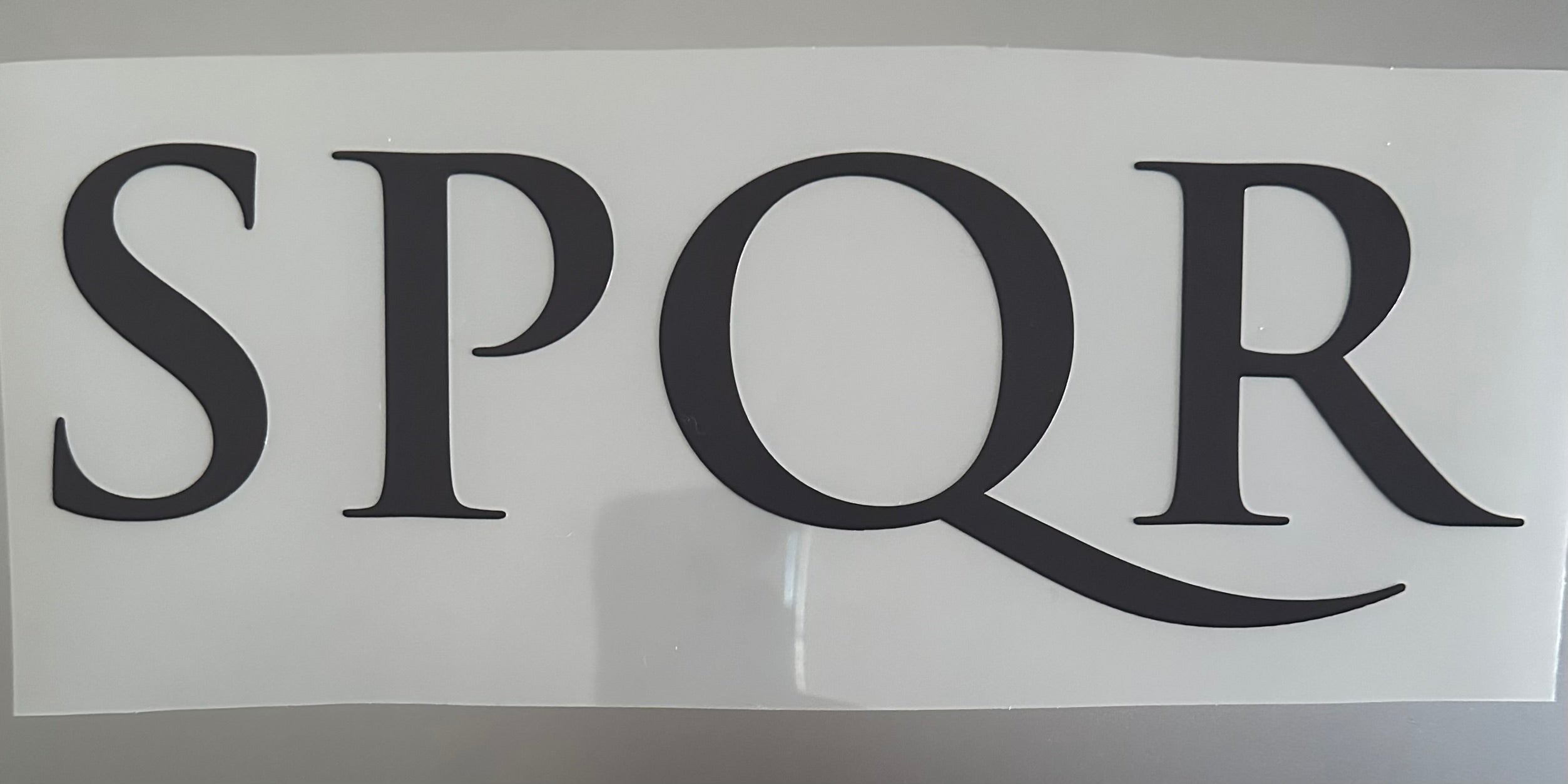 SPQR Sponsor Logo Patch for AS Roma 2023-2024 Away Football Shirt ...