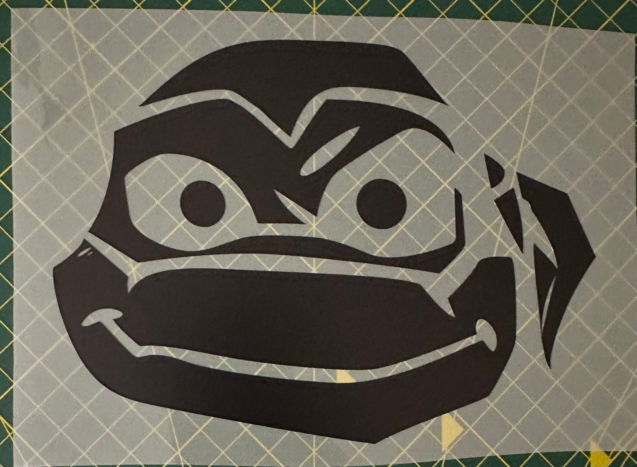 Ninja Turtle Stencil Pin On Car & Truck Window Decals