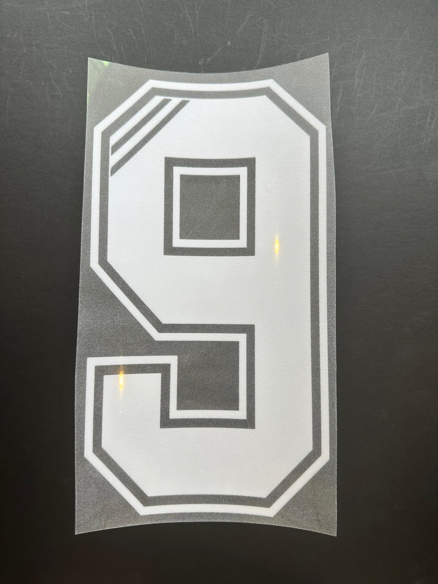 Arsenal #9 European Cup Winners Cup Flock Number for Football Shirt ...