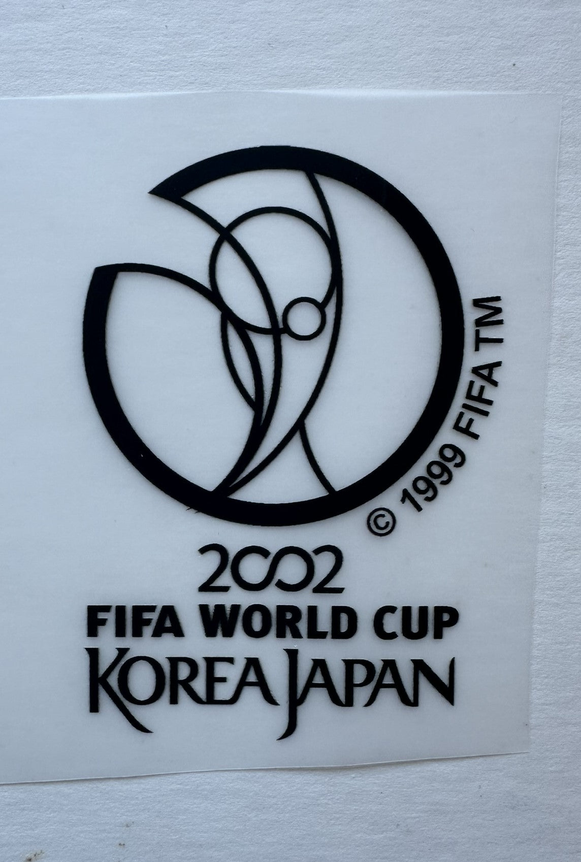 BLACK World Cup 2002 Sleeve Patch for Football Shirt – House of Namesets