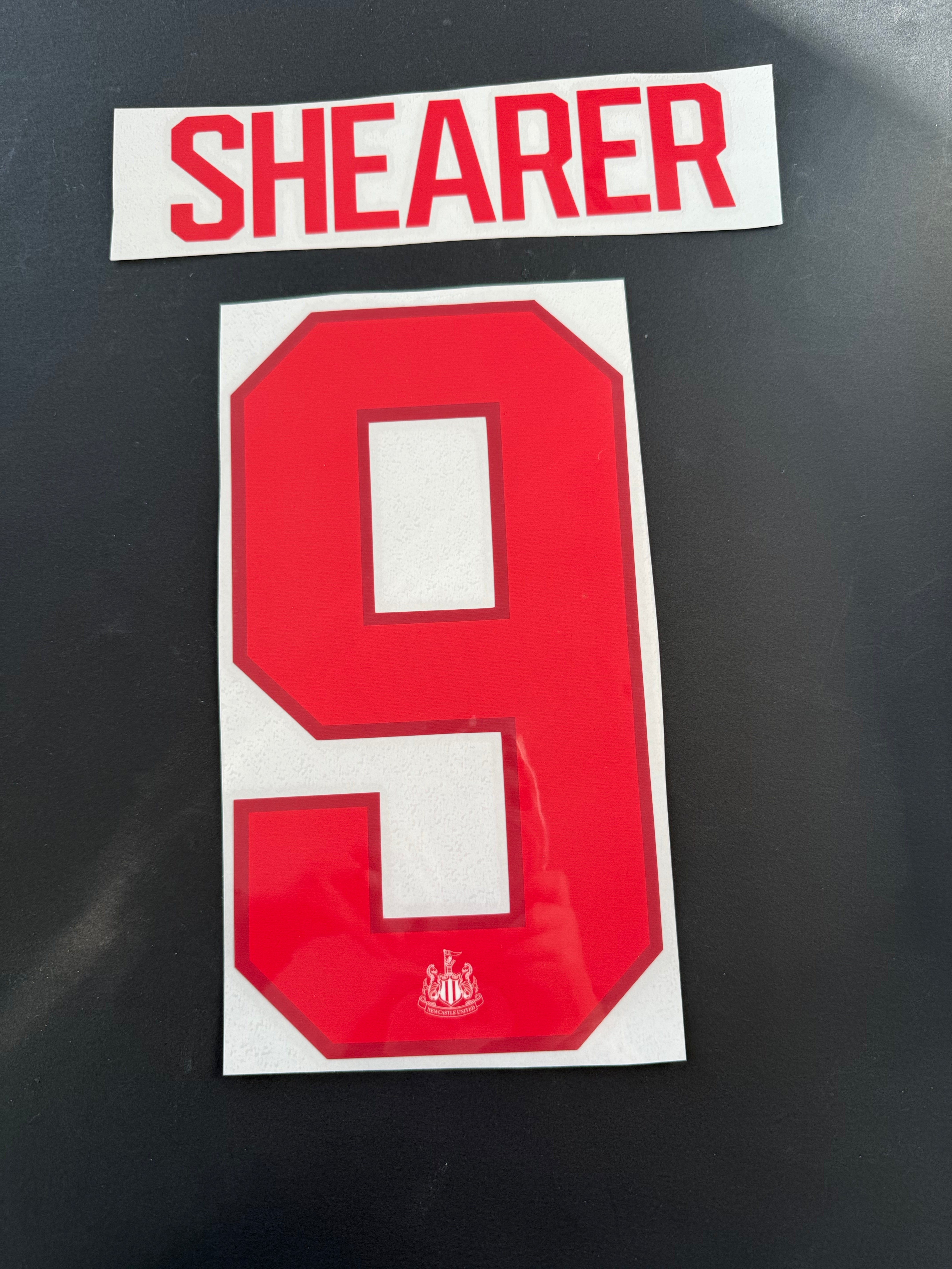 Shearer 9 Newcastle Home for Football Shirt Nameset (Clearance) – House ...