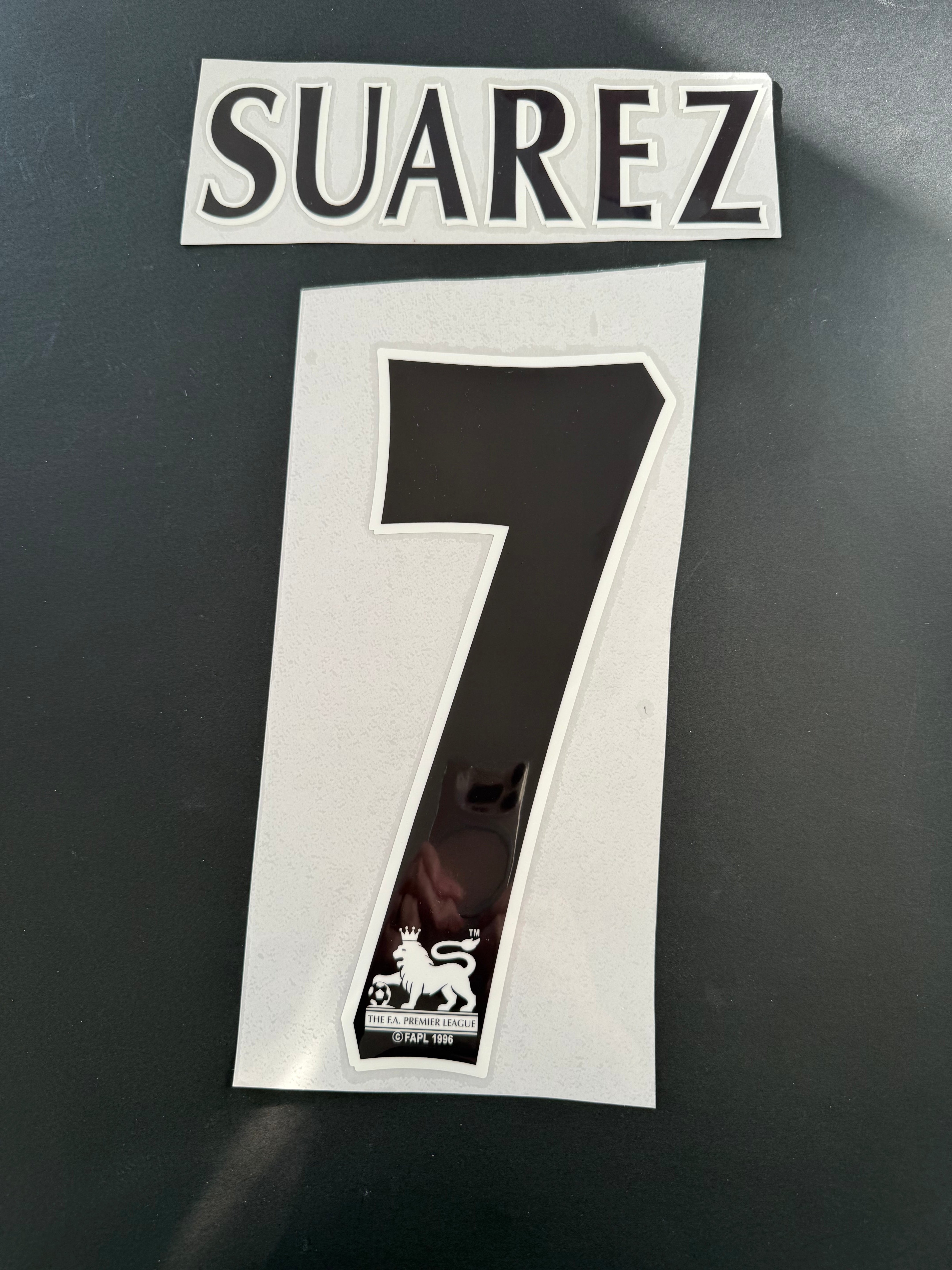 Suarez 7 1997-2007 EPL for Football Shirt Nameset (Clearance) – House ...