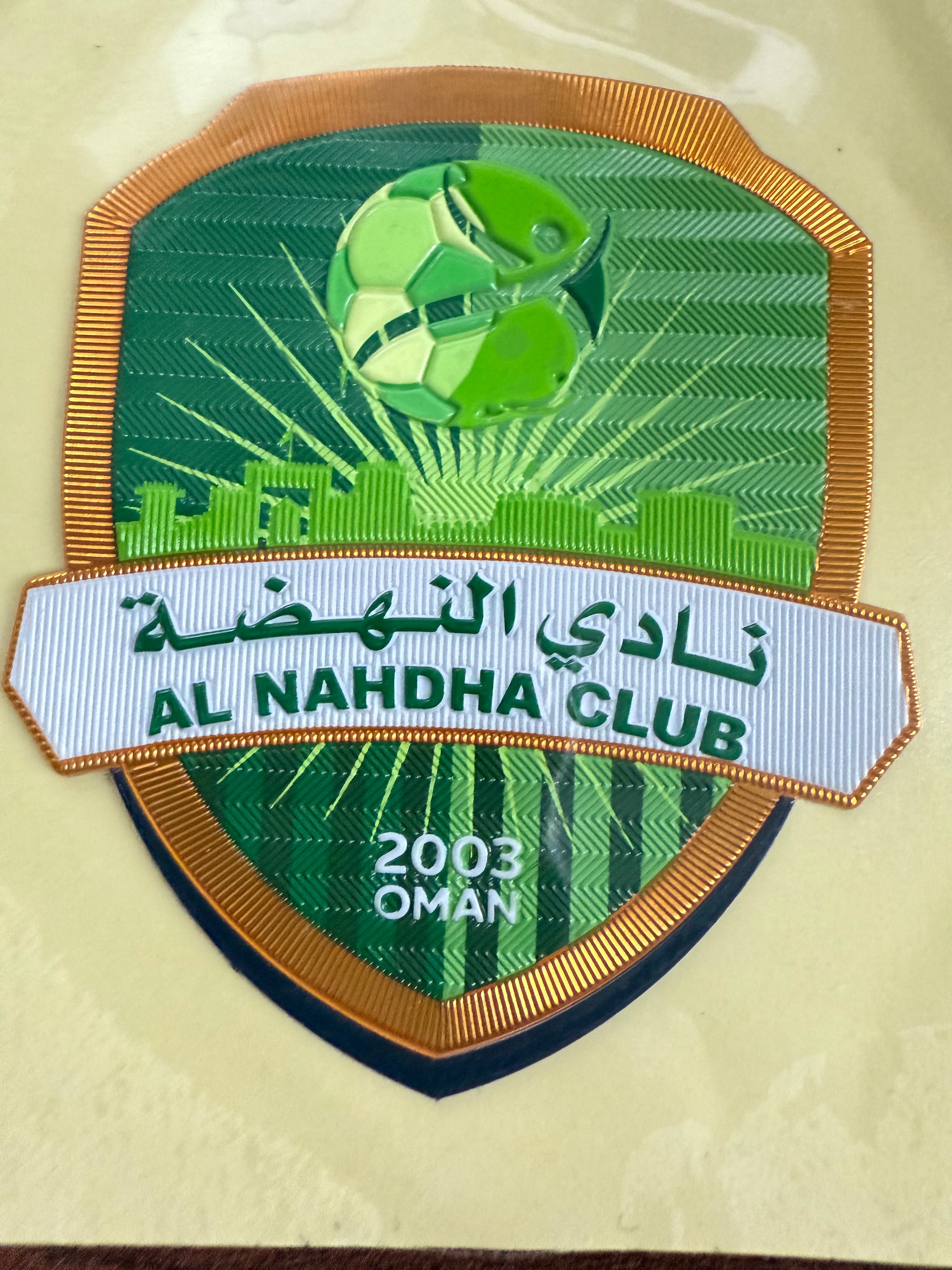 Al Nahdha Club Football Patch for Football Shirt (Clearance) – House of ...