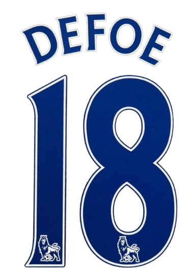 Defoe 18 Tottenham Spurs Home nameset football shirt – House of Namesets