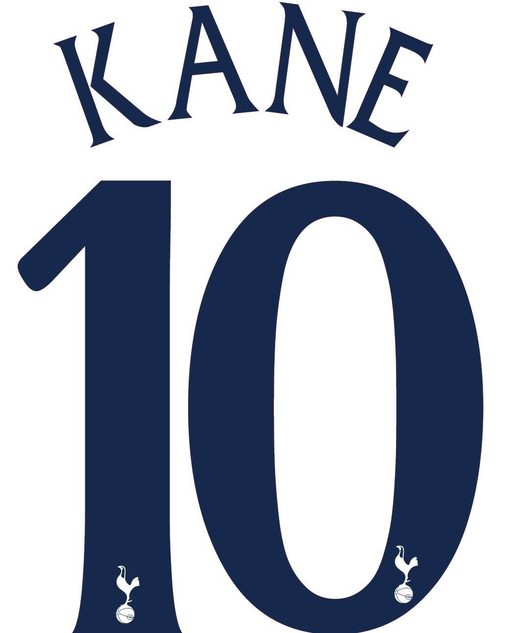 Kane 10 2019-2020 Tottenham Spurs Home Champions League Football Names ...