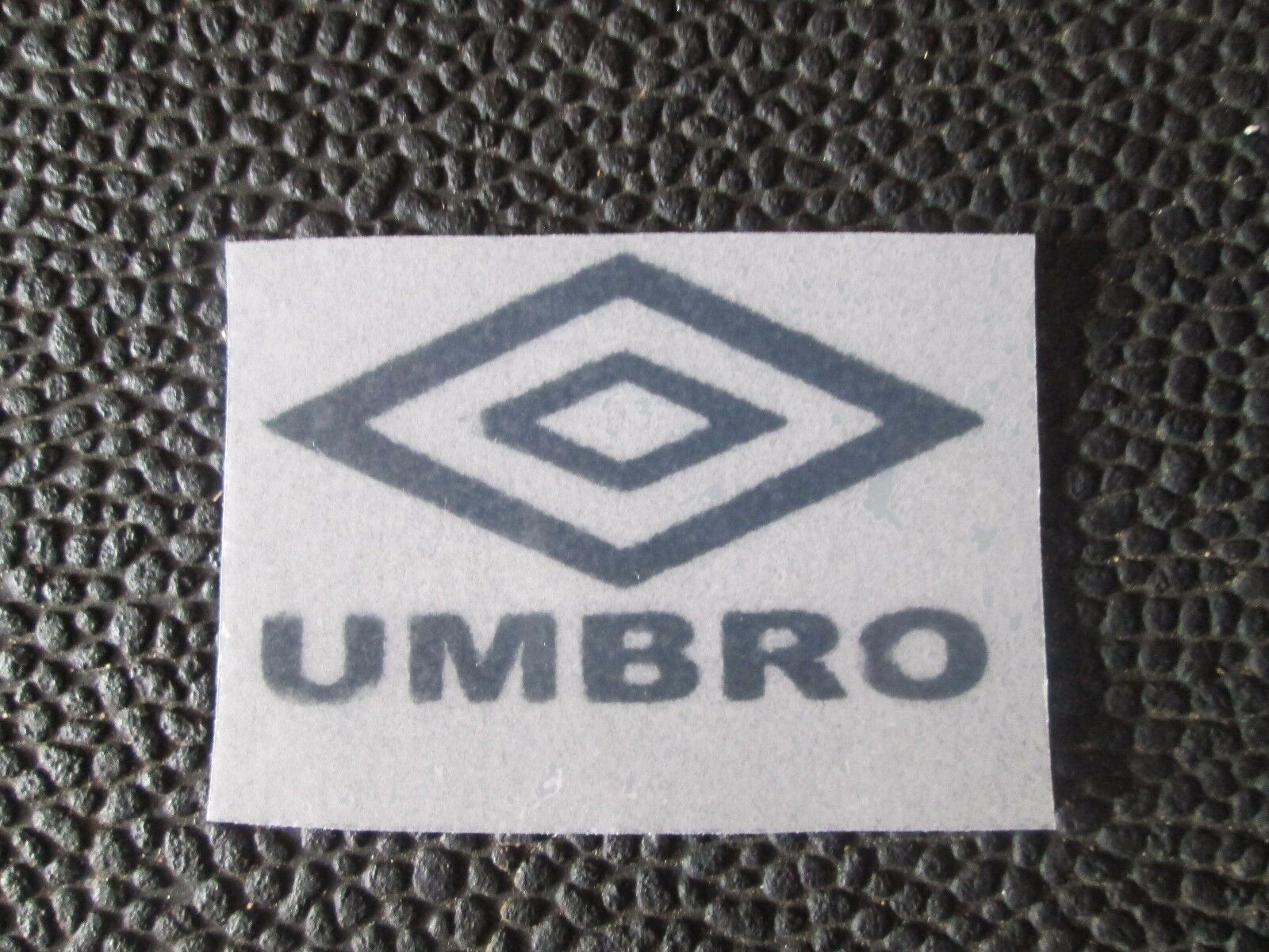 Black Umbro Logo Retro Capital Letters Football Nameset 4 shirt Man Ut ...
