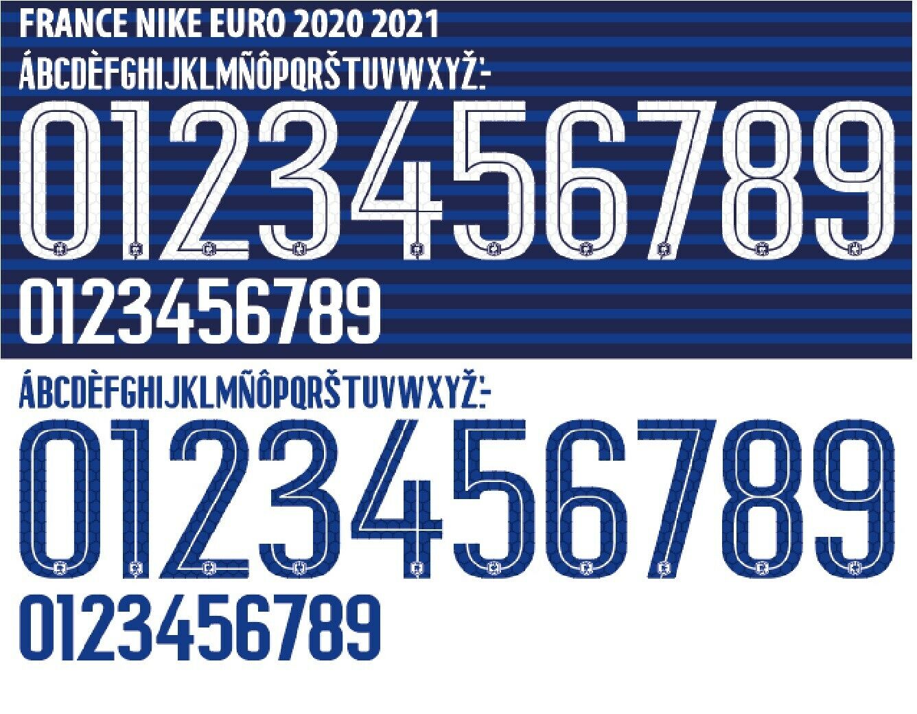 France Euro 2020-2021 Home Away Football Shirt Nameset Any Name & Numb ...