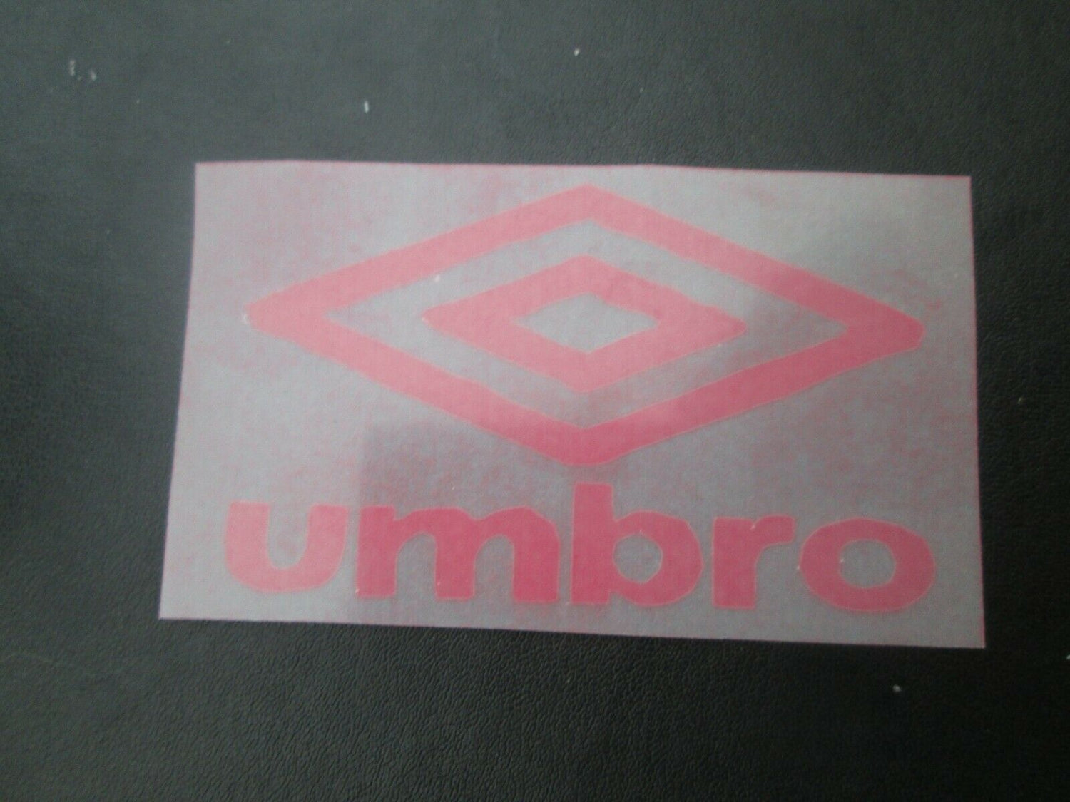 Red Umbro Logo Retro for Football Shirt Small Letters rounded corners ...