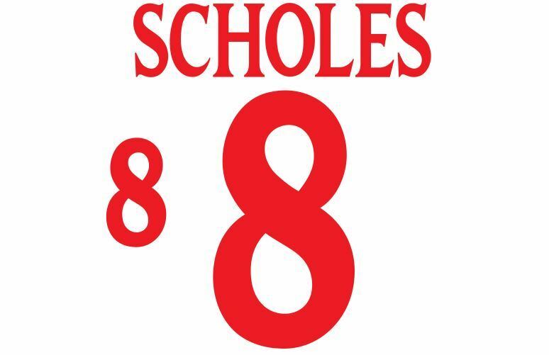 Scholes #8 England Euro 2000 Home Football Nameset shirt – House of ...