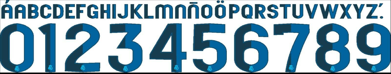Real Madrid 2012-2013 Home Football Nameset for shirt Any Name & Numbe ...