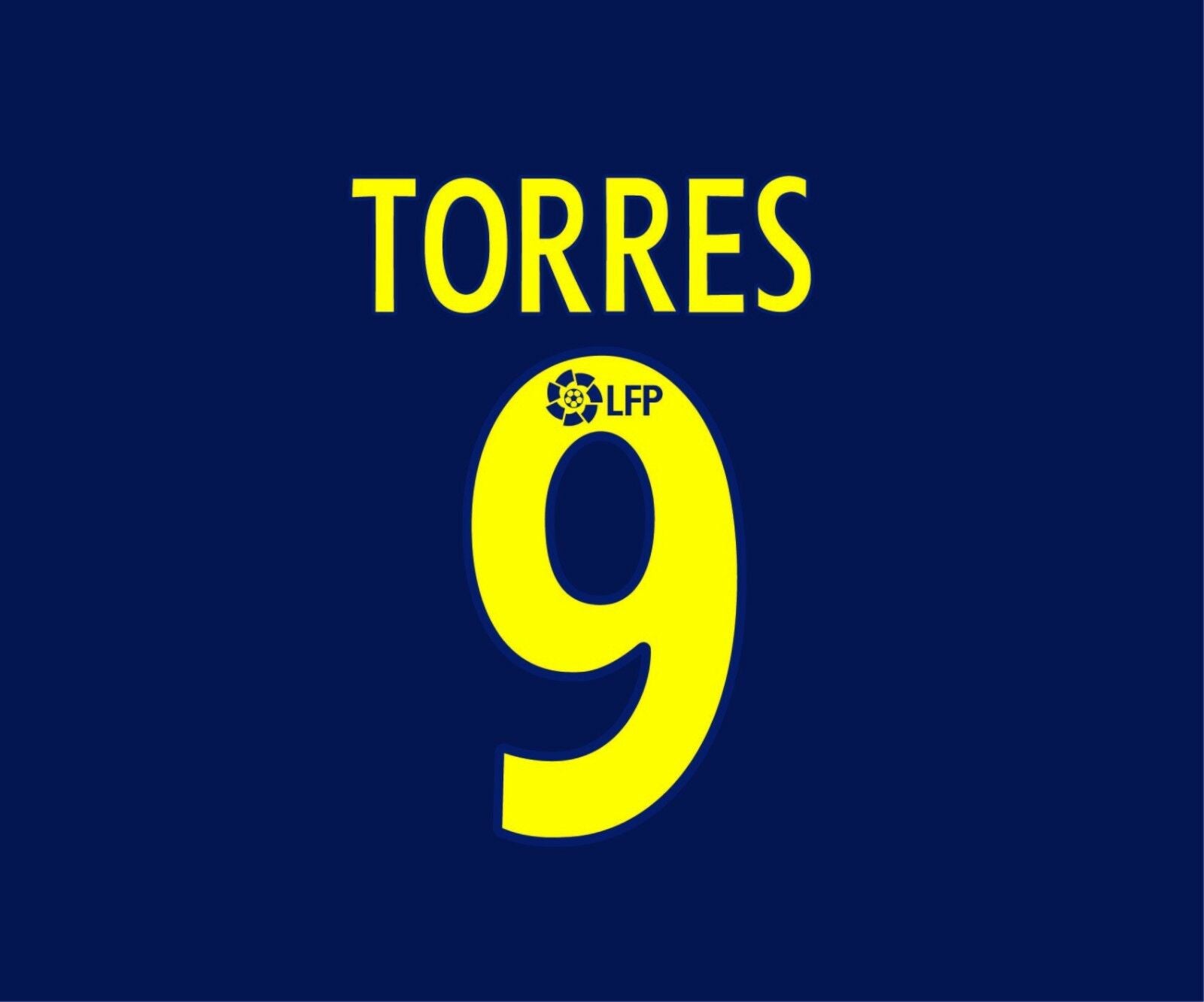 Torres 9 Atletico Madrid 2002-2003 Home Football Nameset for shirt ...