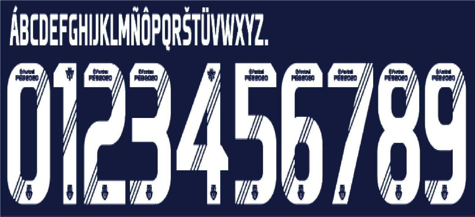 Universidad De Chile 2019-2020 Home Football Nameset for shirt Any Nam ...