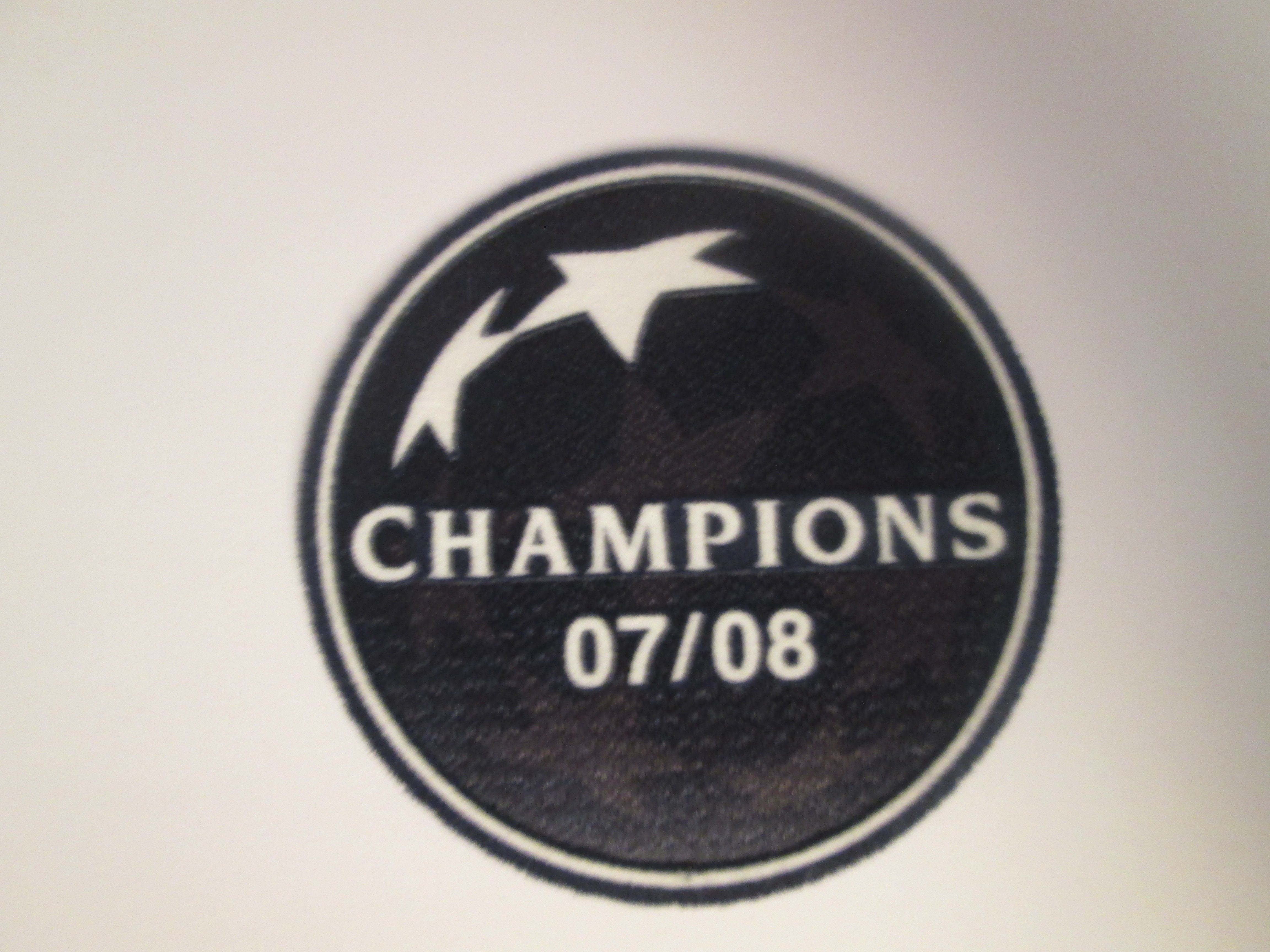 Champions 2008 Manchester United Patch For Football Shirt – House of ...