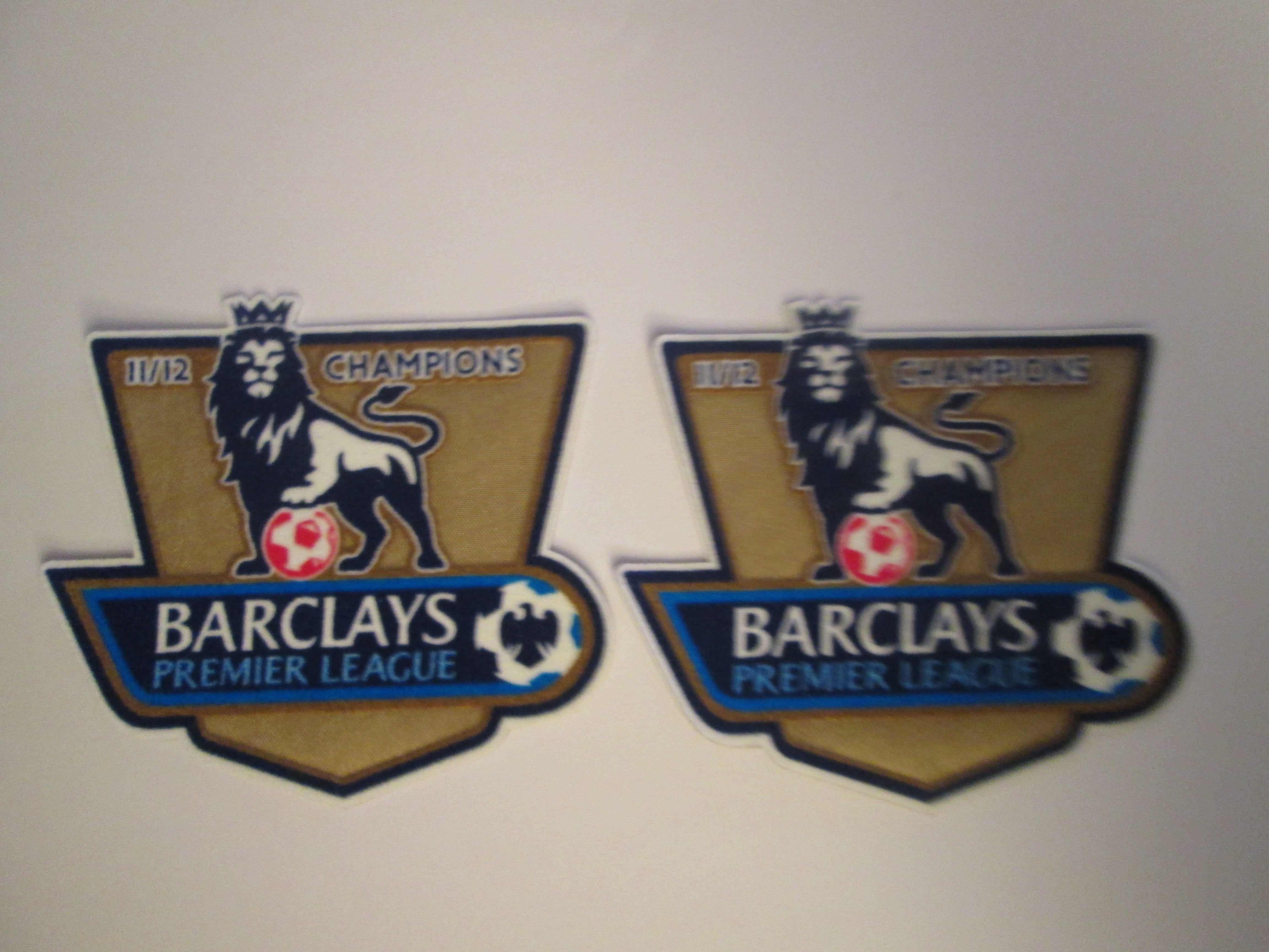 Champions 2011-2012 English Premier League Patches for Football Shirt ...