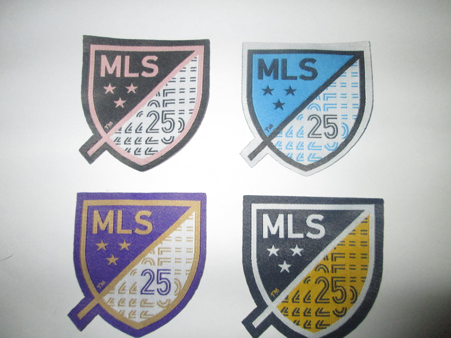 MLS Pink Black 25 Year Patch for Football Shirt – House of Namesets