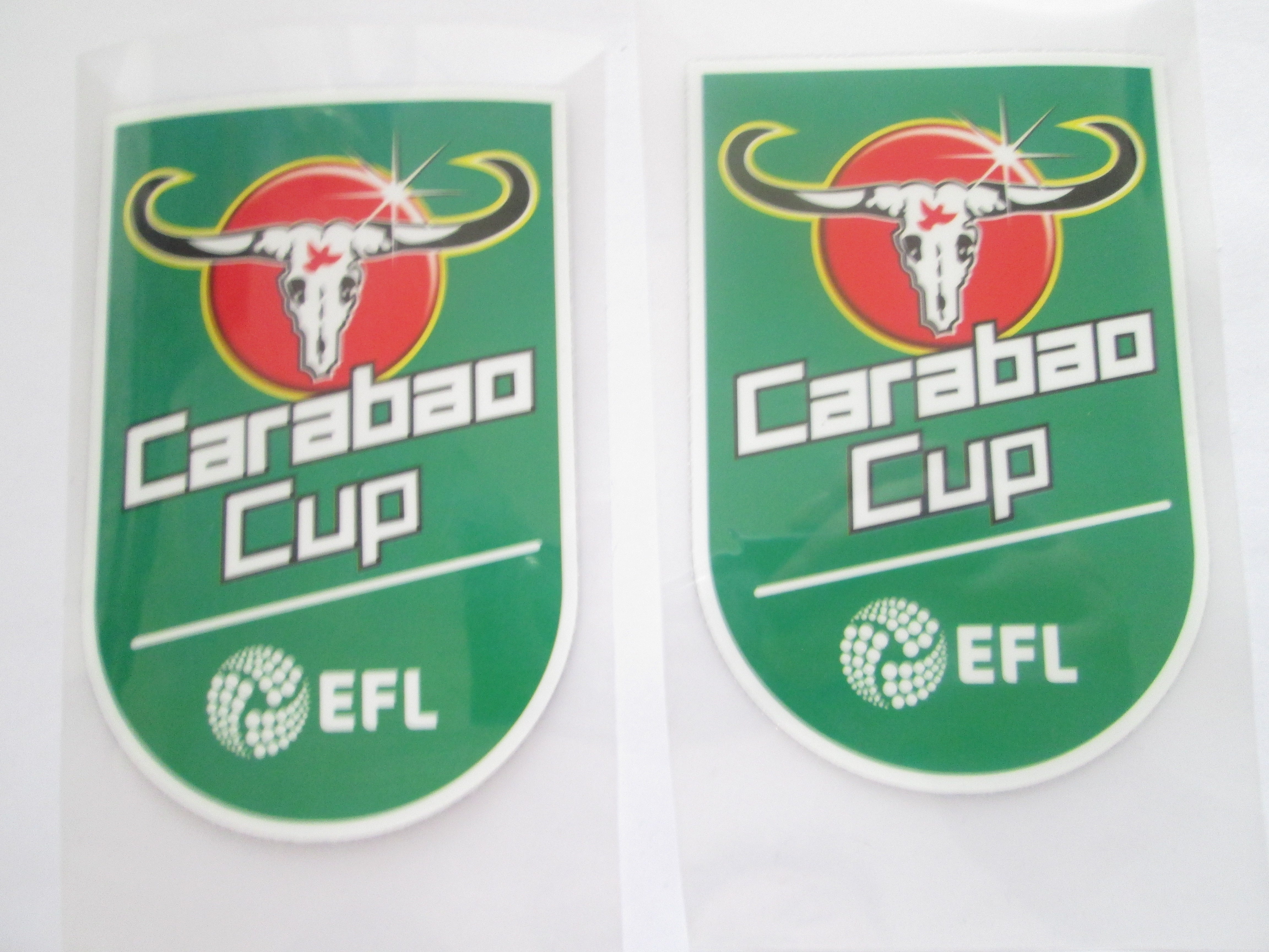Carabao Cup Plastic Patch for Football Shirt – House of Namesets