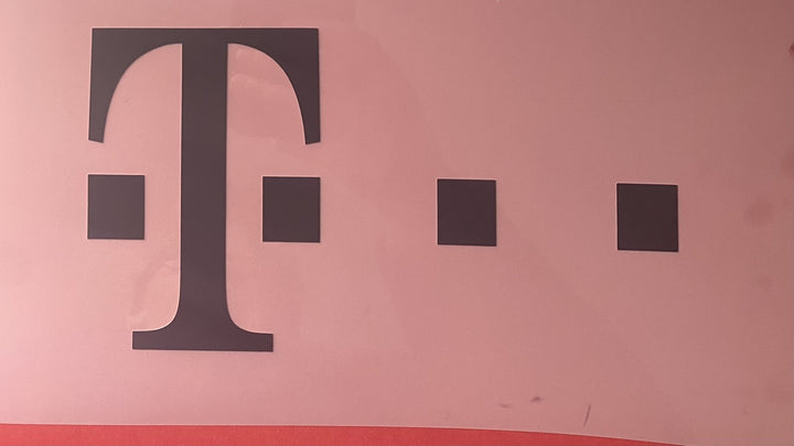 T Mobile Sponsor Logo Vinyl Replacement Black for Football Shirts 2011 ...