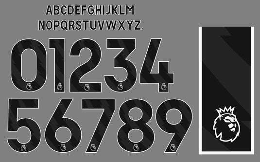 Premier League EPL KIDS 2023-2024 Nameset for Football Shirt Any Name ...