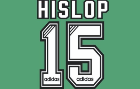 No 15 Hislop 1995-1997 Newcastle Adidas Home Classic Football Nameset ...