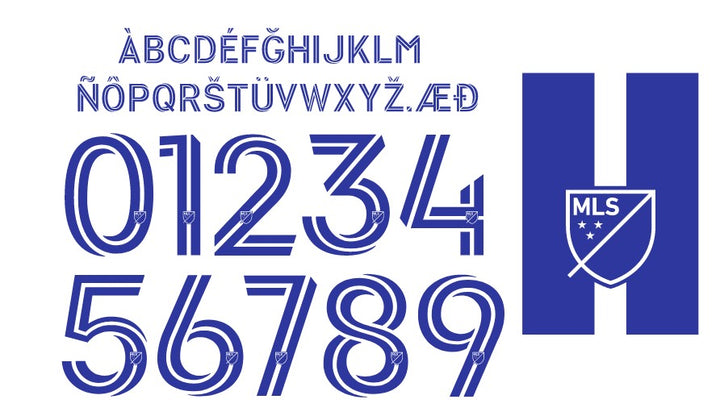 MLS 2020 Choose color Home / away Football Nameset for shirt Any Name ...