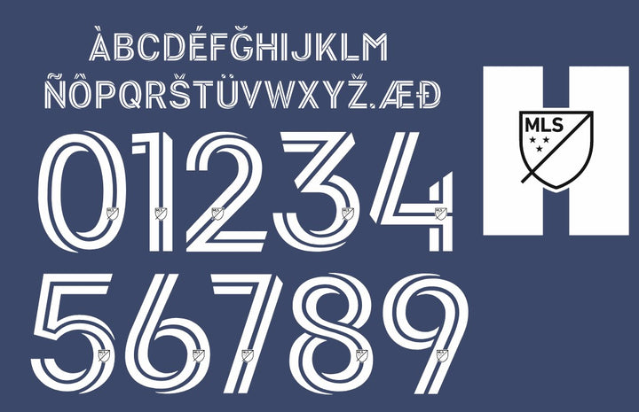 MLS 2020 Choose color Home / away Football Nameset for shirt Any Name ...