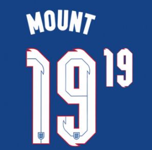 Mount #19 England Euro 2020 2021 Away Football Nameset shirt – House of ...