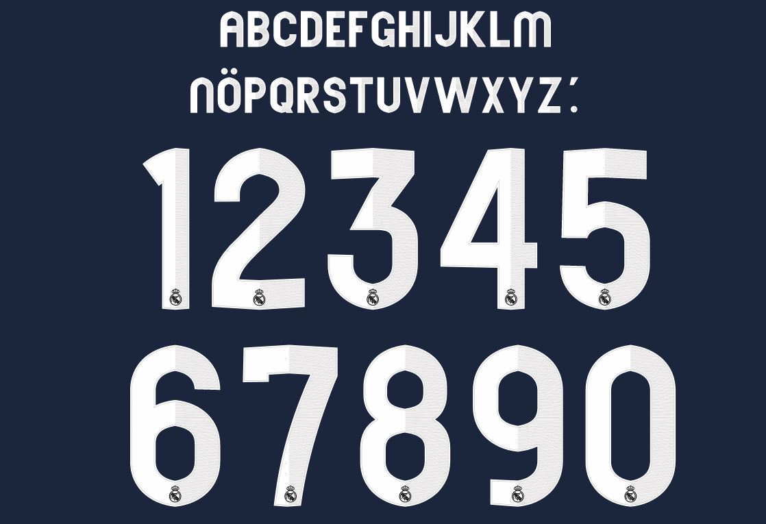 Real Madrid 2012-2013 Away Football Nameset for shirt Any Name & Numbe ...